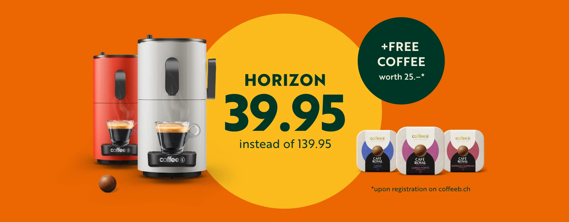No-capsule system I CoffeeB – CoffeeB.ch