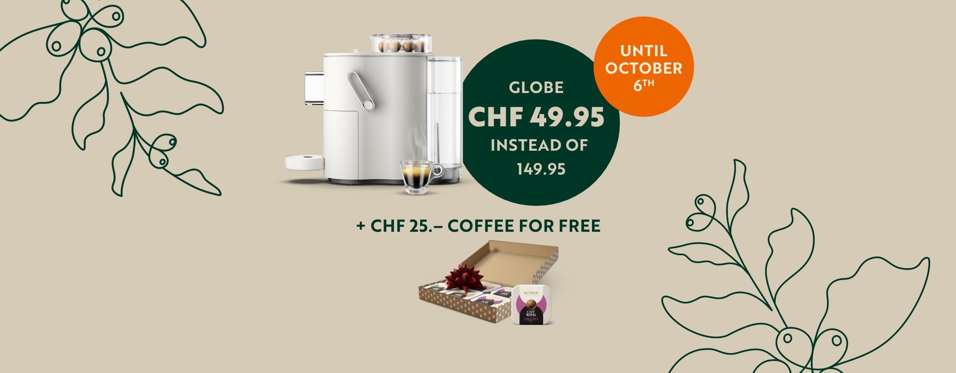 No-capsule system I CoffeeB – CoffeeB.ch