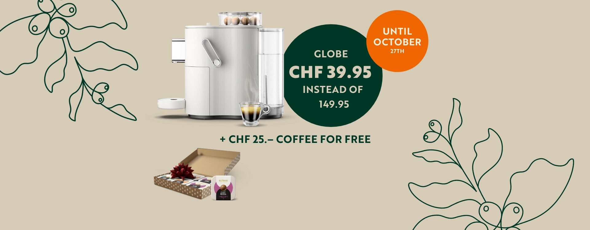 No-capsule system I CoffeeB – CoffeeB.ch