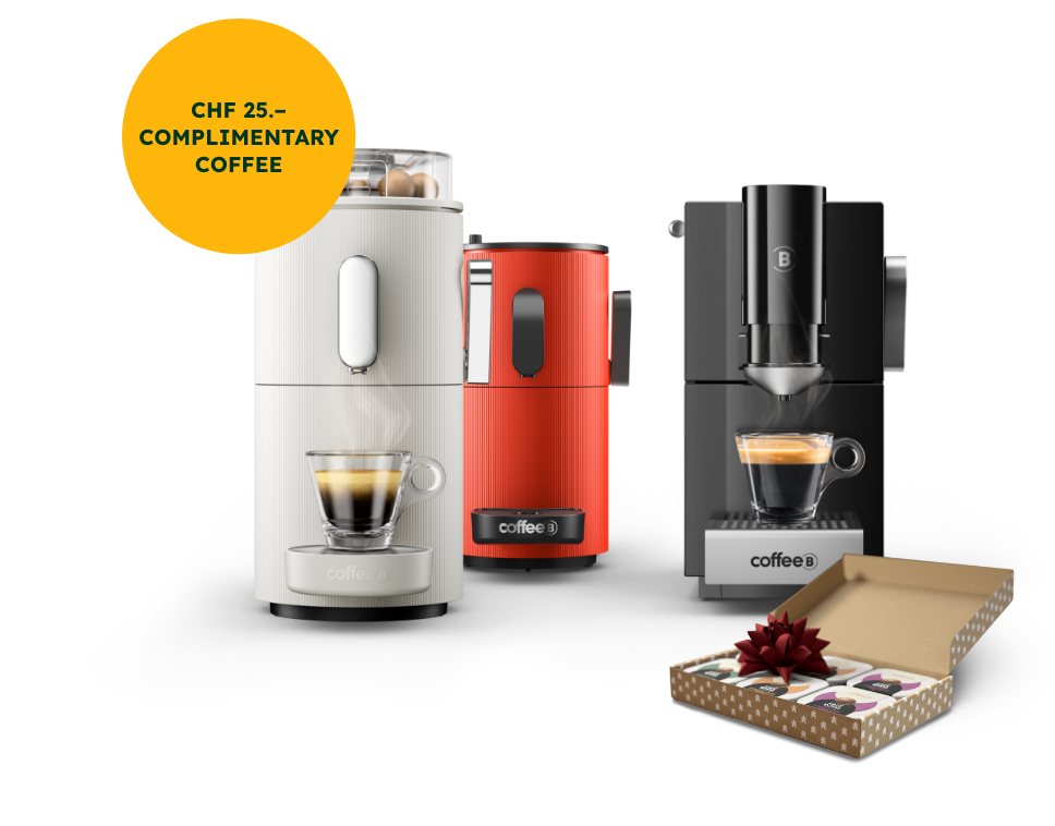 Register your coffee machine and reap the benefits I CoffeeB – CoffeeB.ch